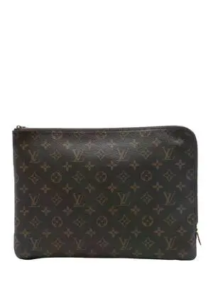 LOUIS VUITTON Monogram Etui Voyage Mm Clutch Bag - Brown