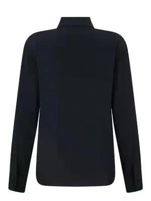 Alberta Ferretti Classic Collar Long Sleeve Shirt - Black