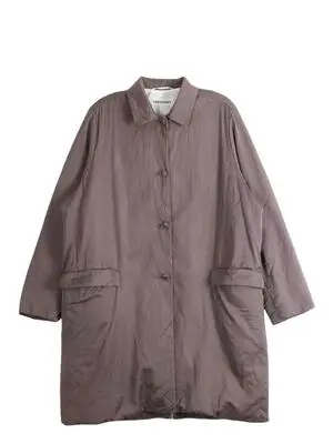 CASEY CASEY Button-fastening Flap-pocket Coat - Brown
