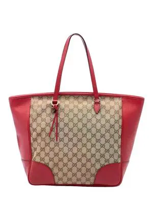 Gucci Gg Canvas Bree Zippered Tote Bag - Neutrals