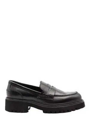 GUGLIELMO ROTTA Lug-sole Platform Loafers - Black