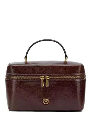 Pinko Love Birds Tote Bag - Brown