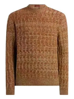 Etro Cable-knit Cashmere Sweater - Brown