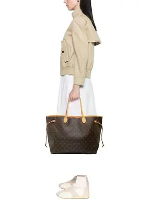 LOUIS VUITTON Louis Vuitton Monogram Neverfull GM Tote Bag Brown