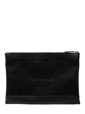 Balenciaga Balenciaga Canvas Clutch Bag Black