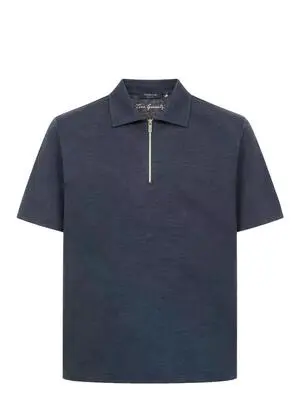 TOMBOLINI Zip-fastening Polo Shirt - Blue