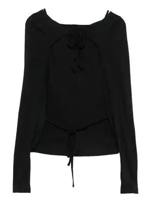 Eckhaus Latta Long Sleeve T-shirt - Black