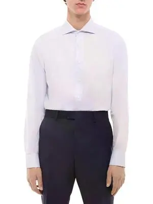 FURSAC Long-sleeve Cotton Shirt - Blue