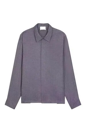 FURSAC Polka-dot Long-sleeve Shirt - Grey