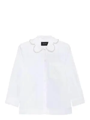 Simone Rocha Embellished-collar Shirt - White