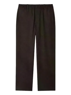 RETORI Drawstring Flannel Trousers - Brown