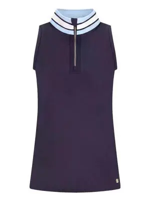 HOUSE OF GRAVITY Club Striped Sleeveless Top - Blue