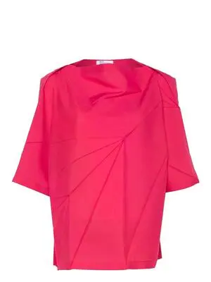 ISSEY MIYAKE 132 5. Issey Miyake Origami-Pleated Boxy-Fit Blouse