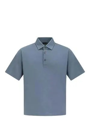 TOMBOLINI Short-sleeve Polo Shirt - Blue