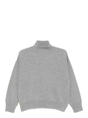 D.exterior High-neck Cashmere Sweater - Grey