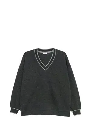 BRUNELLO CUCINELLI Brunello Cucinelli V-Neck Long Sleeve Sweatshirt