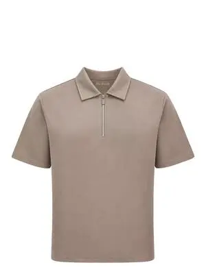TOMBOLINI Zero Gravity Zip-fastening Polo Shirt - Neutrals