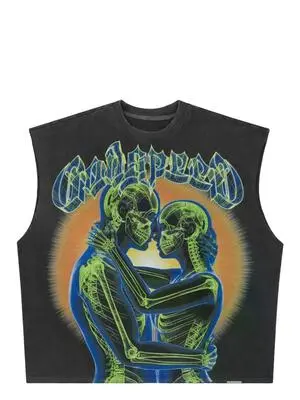 GODSPEED S.2.s Graphic-print Sleeveless T-shirt - Black