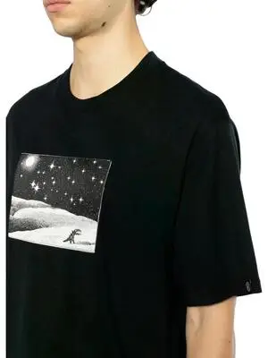 AGNES B. Graphic-print T-shirt - Black