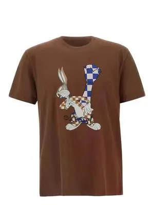 Iceberg Bugs Bunny Print T-shirt - Brown