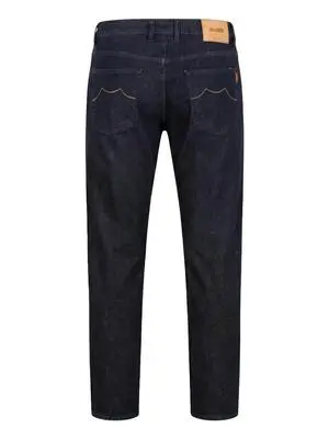 MOORER Straight-leg Five-pocket Jeans - Blue
