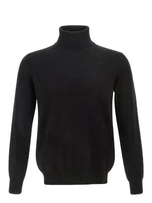 KANGRA Kangra Black Knitted Turtleneck Sweater Black
