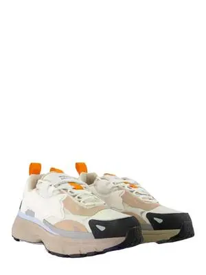 Maison Kitsuné Sora Panelled Sneakers - White