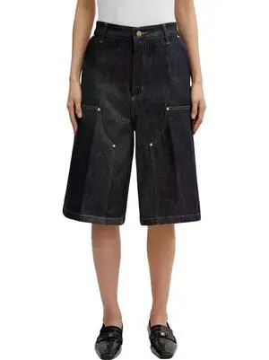 Carhartt Work In Progress Nixon Double Knee Denim Shorts - Blue