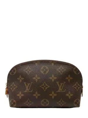 LOUIS VUITTON Monogram Cosmetic Pm Pouch - Brown