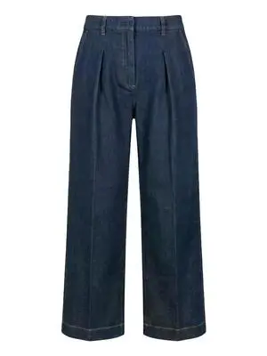 MOORER Moorer Loren Pleated Wide-Leg Jeans