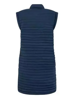 MOORER Quilted Sleeveless Jacket - Blue