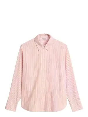 Marc O'polo Striped Long-sleeved Shirt - Pink