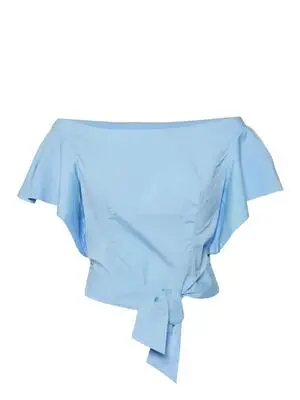 MILLY Off-shoulder Top - Blue