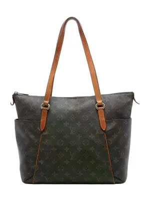 LOUIS VUITTON Louis Vuitton Monogram Canvas Totally MM Tote Bag Brown