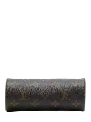 LOUIS VUITTON Monogram Papillon Pochette Handbag - Brown