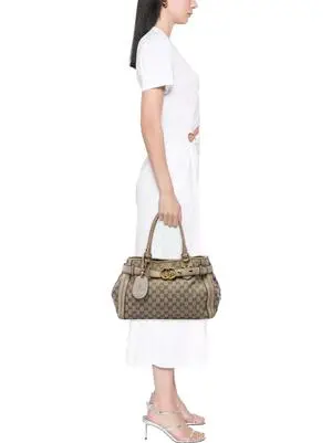 Gucci Gg Canvas Tote Bag - Neutrals