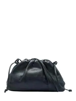 Bottega Veneta Mini Pouch Crossbody Bag In Lambskin - Black