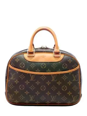 LOUIS VUITTON Louis Vuitton Monogram Trouville Handbag Brown
