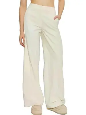 Paul & Shark Corduroy Wide-leg Trousers - White