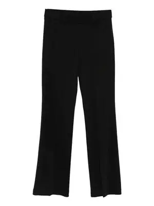 CAMBIO Francoise Flared Trousers - Black