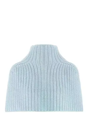 SA SU PHI Ribbed-knit Cashmere Cape - Blue