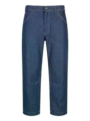 MOORER Elasticated Waistband Jeans - Blue