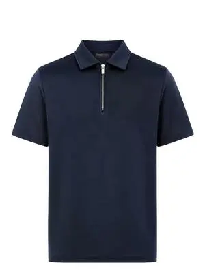 TOMBOLINI Zip-fastening Short-sleeve Polo Shirt - Blue