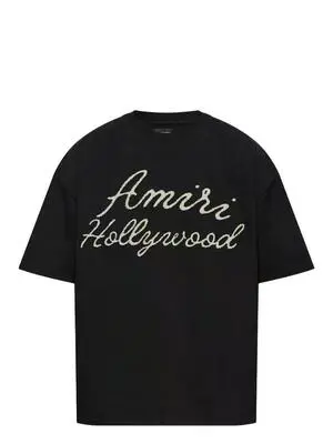 Amiri T-shirt With Logo - Black