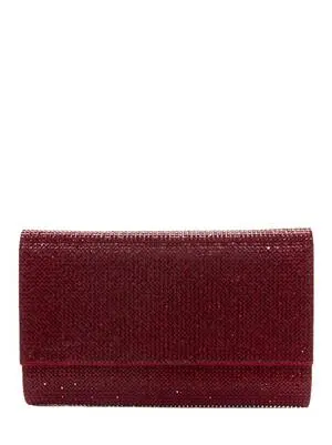 Judith Leiber Fizzoni Beaded Clutch - Ebonized Siam