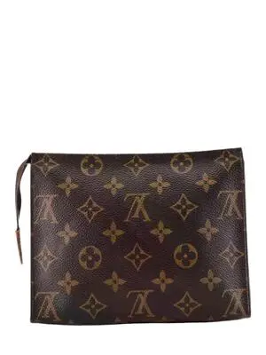 LOUIS VUITTON Toiletry Monogram Canvas 19 Pouch - Brown