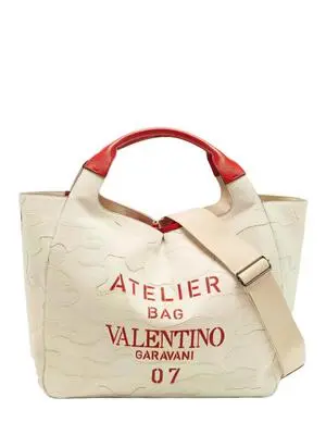 VALENTINO Valentino Garavani Large Atelier 07 Camouflage Edition Tote Bag