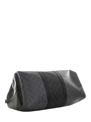LOUIS VUITTON Louis Vuitton Monogram Eclipse Reverse Keepall Bandouliere 50 Travel Bag