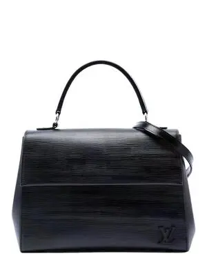 LOUIS VUITTON Epi Leather Cluny Mm Satchel - Black
