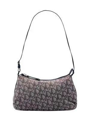 Dior Diorissimo Trotter Canvas Shoulder Bag - Blue